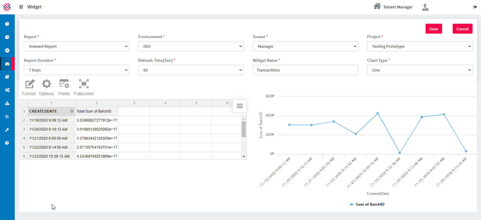 Dashboard widgets for Interact | Robility Docs